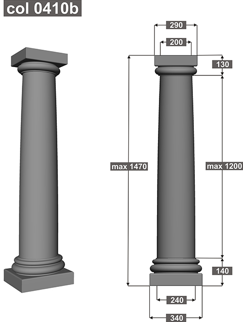 Atlas Columns - Pressed Concrete and Light Weight Products